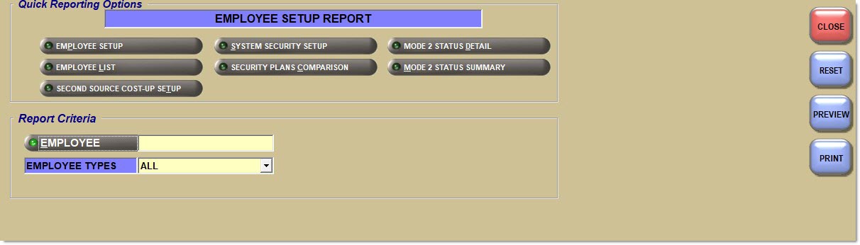 System Reports
