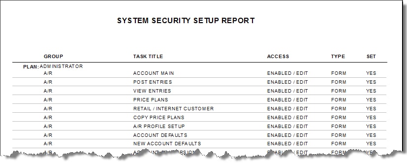 System Reports